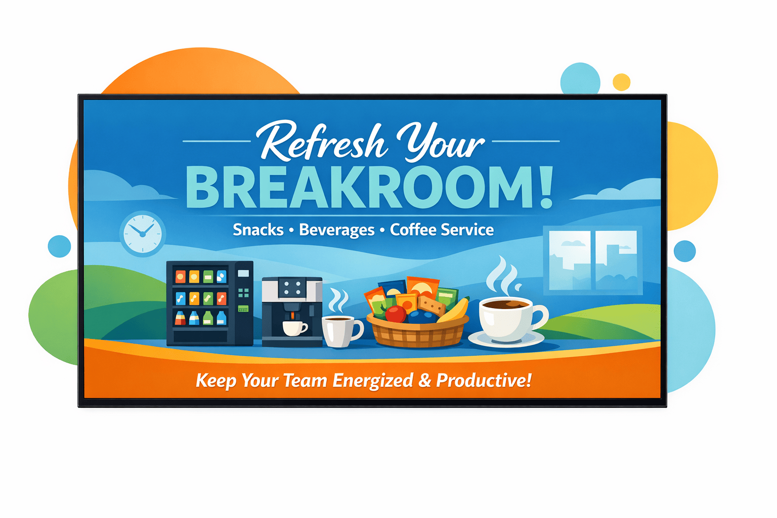 Breakroom Digital Signage Software for Employee Communication | Disign