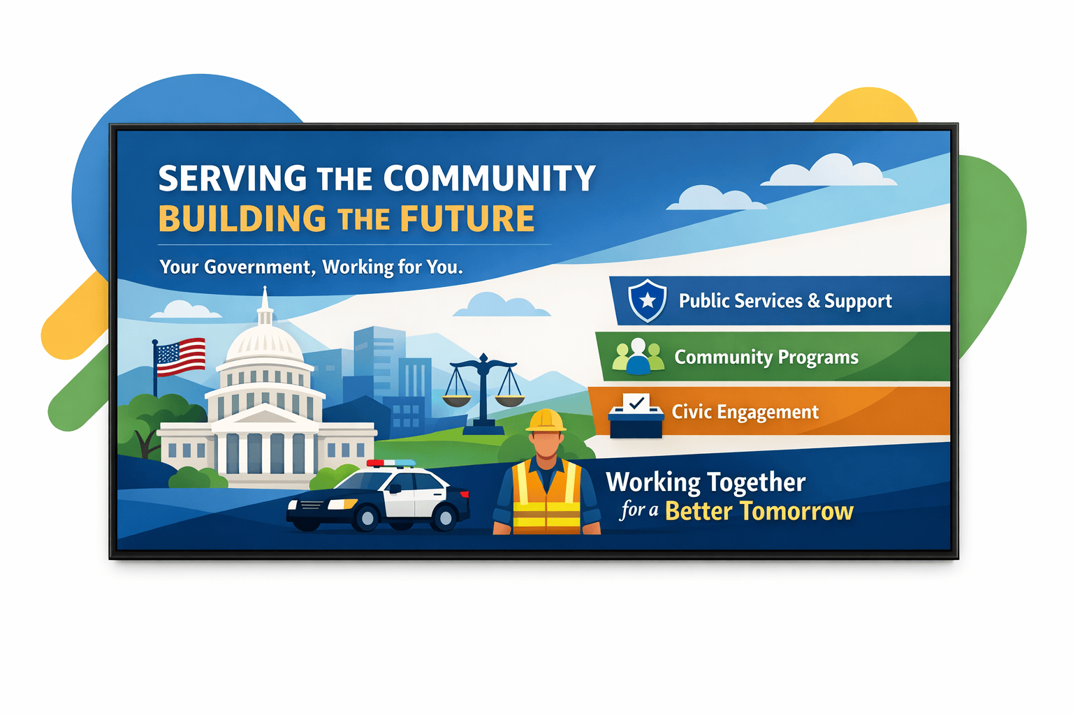 Government Digital Signage Software for Public Communication | Disign