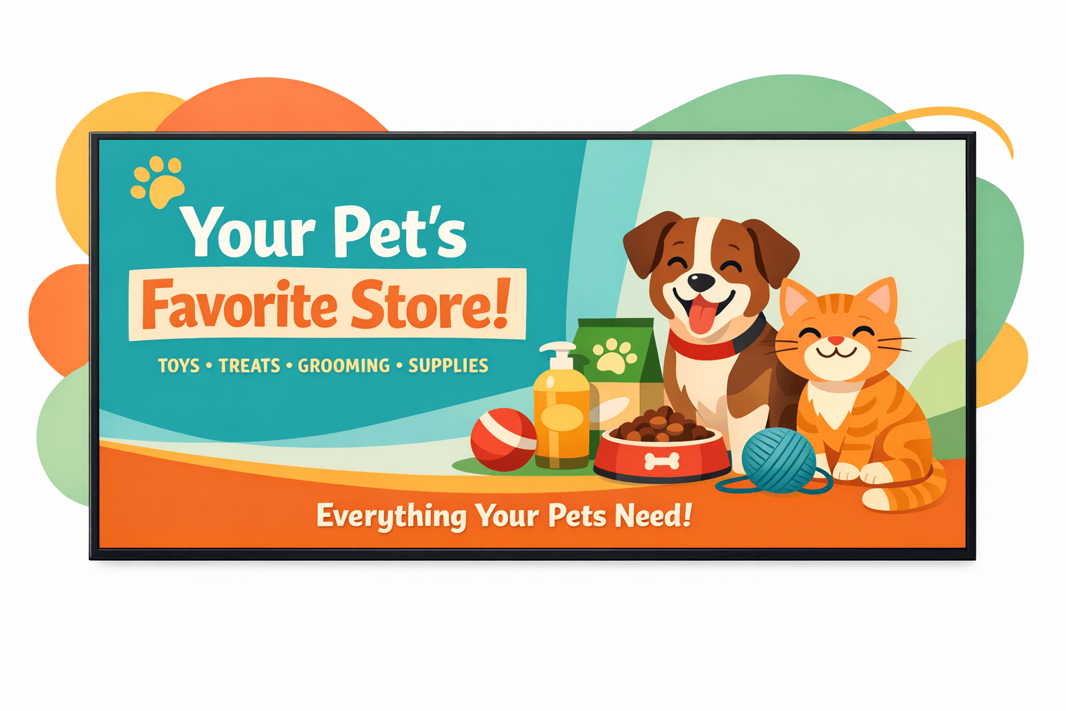 Pet Store Digital Signage Software by Disign