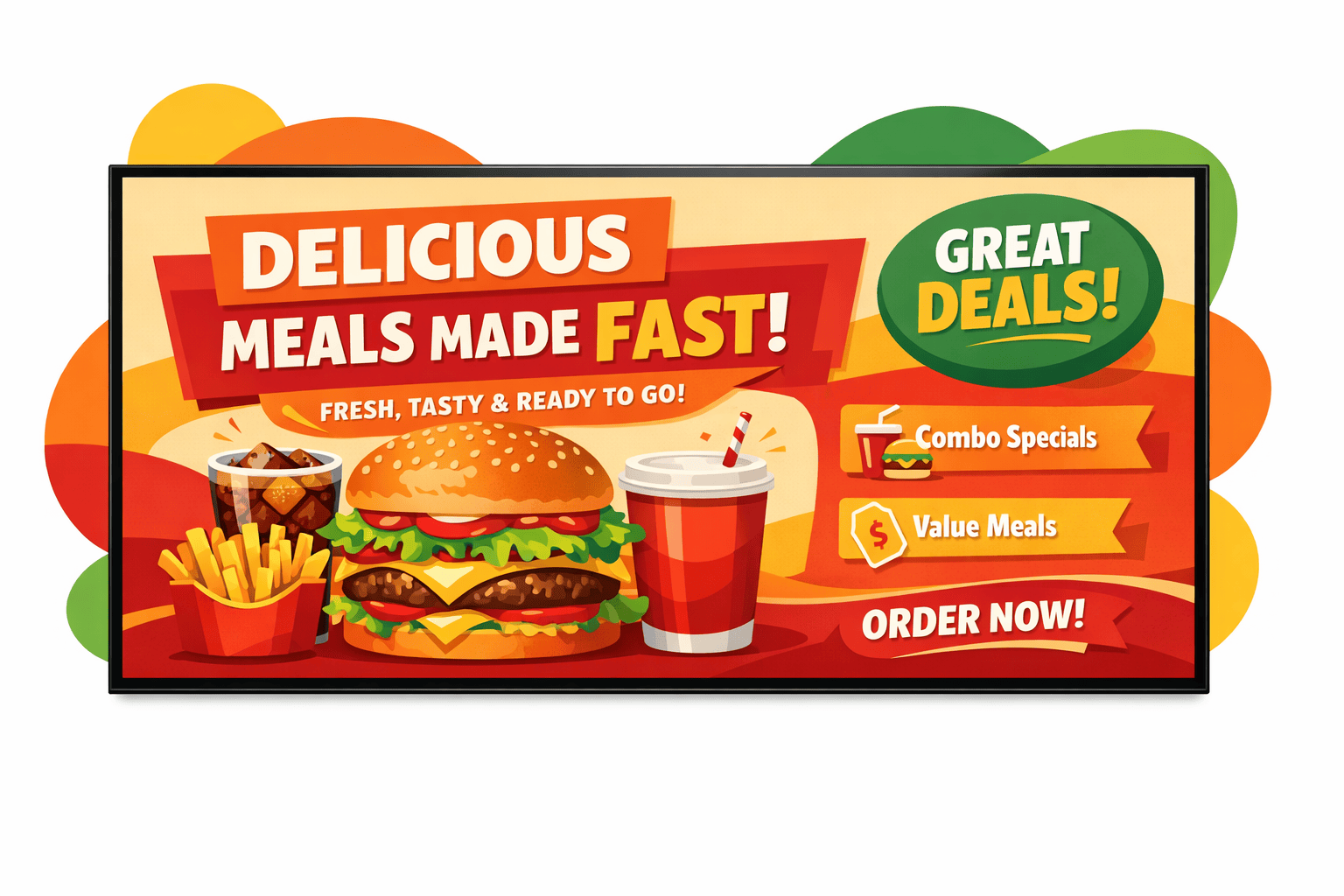 Quick Service Restaurant QSR Digital Signage Software | Disign