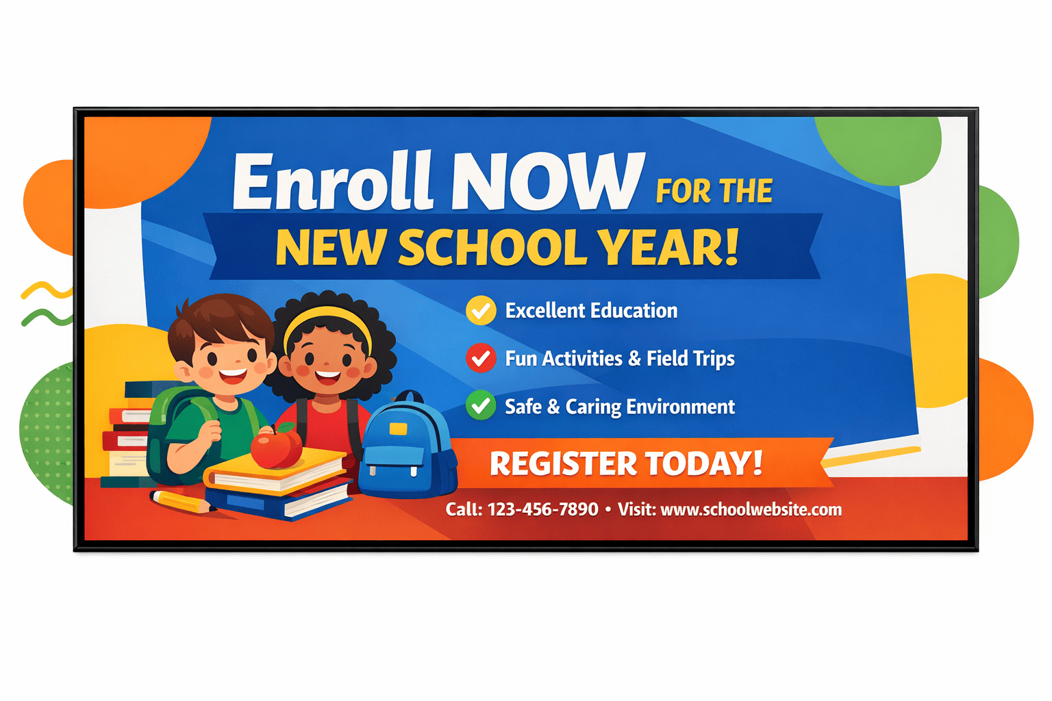 School Digital Signage Software for Campus Communication | Disign